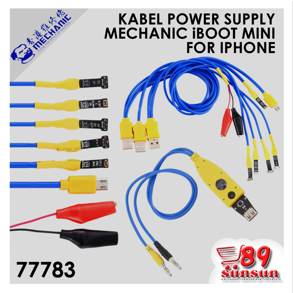 Jual KABEL POWER SUPPLY MECHANIC iBOOT MINI FOR IPHONE ORIGINAL | Shopee Indonesia