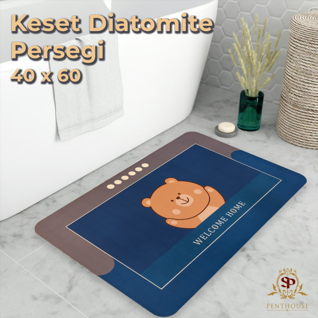 Jual Keset Kaki Diatomite 40x60cm Keset Lantai Anti Slip Bahan ...