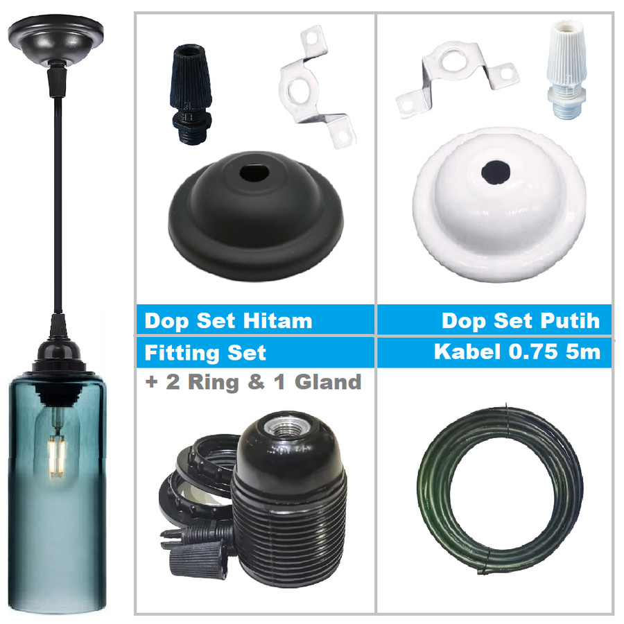 Jual Fitting Jerman E27 Socket Soket Fiting Lampu Dapur Hias Gantung ...