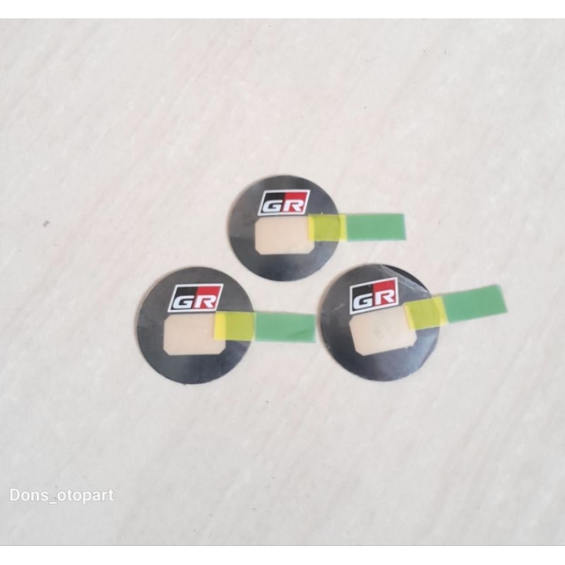 Jual stiker GR start stop button engine Fortuner GR YARIS GR ORIGINAL ...