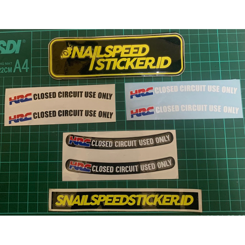 Jual cutting sticker velg HRC full set | Shopee Indonesia