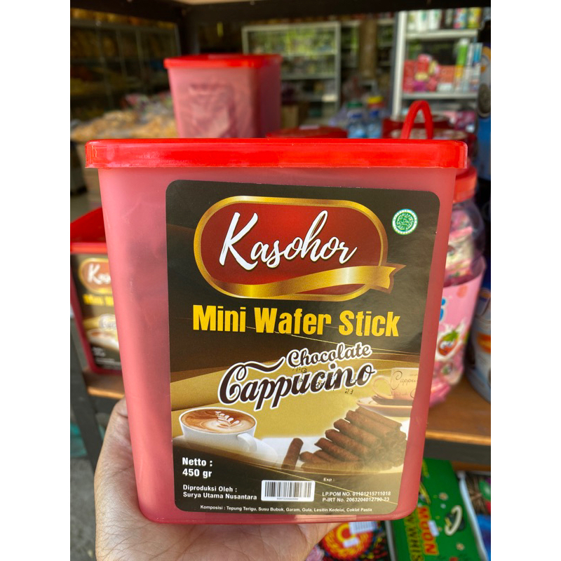 Jual Kasohor Wafer Stick rasa Capuccino 450gr | Shopee Indonesia