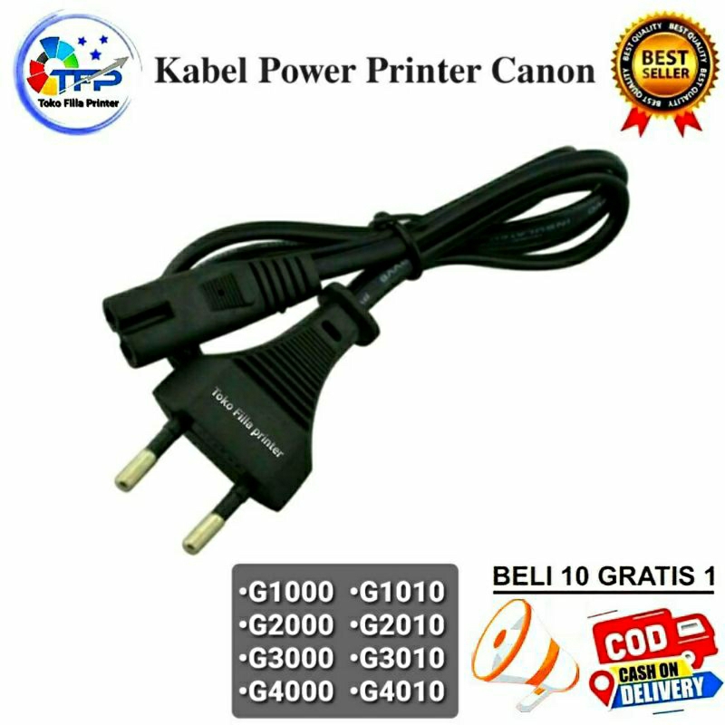 Jual Kabel Power Printer Canon G1000 G1010 G2000 G2010 G3000 G3010 ...