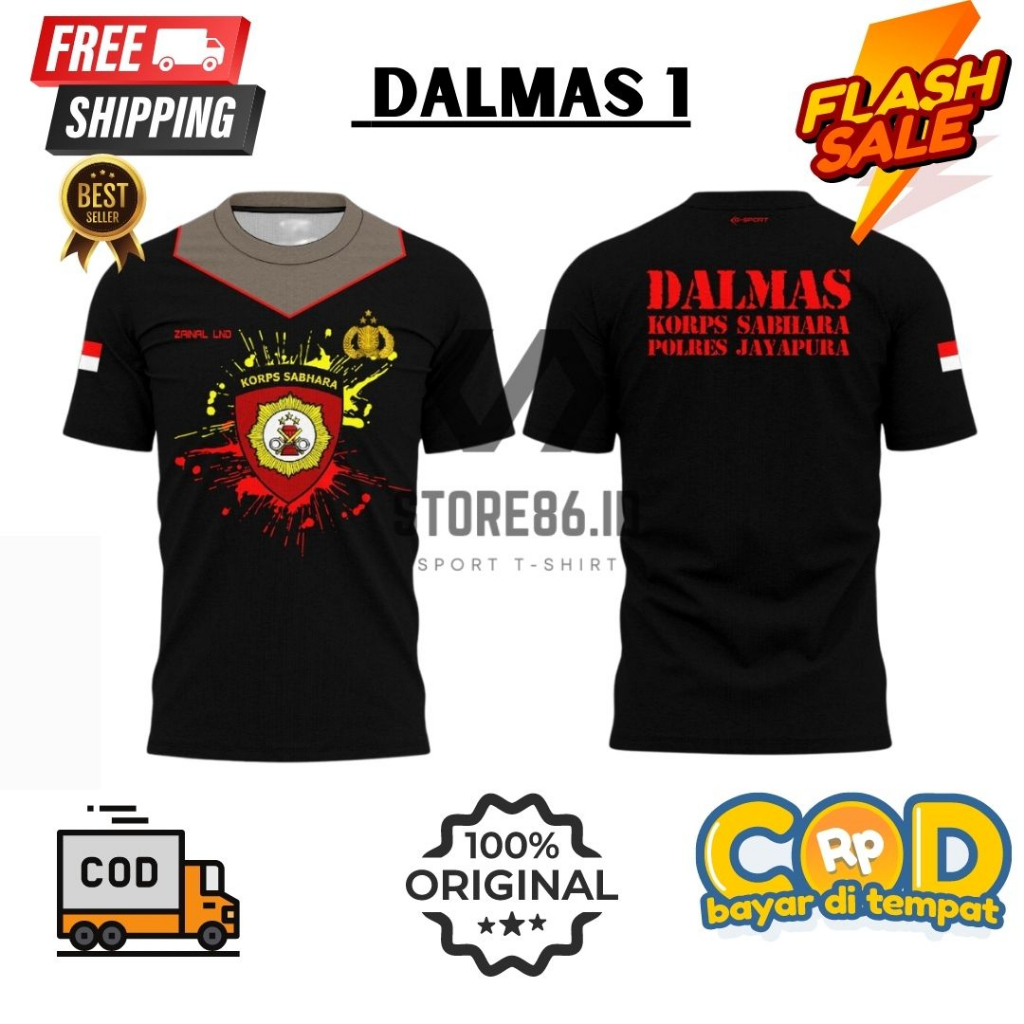 Jual JERSEY DALMAS CUSTOM FULL PRINT SUBLIME / KAOS DALMAS DRIFIT ...