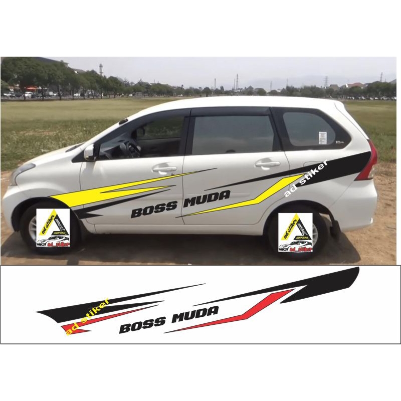 Jual 0071 STIKER MOBIL AVANZA XENIA SIGRA INNOVA RUSH TERIOS FORTUNER ...