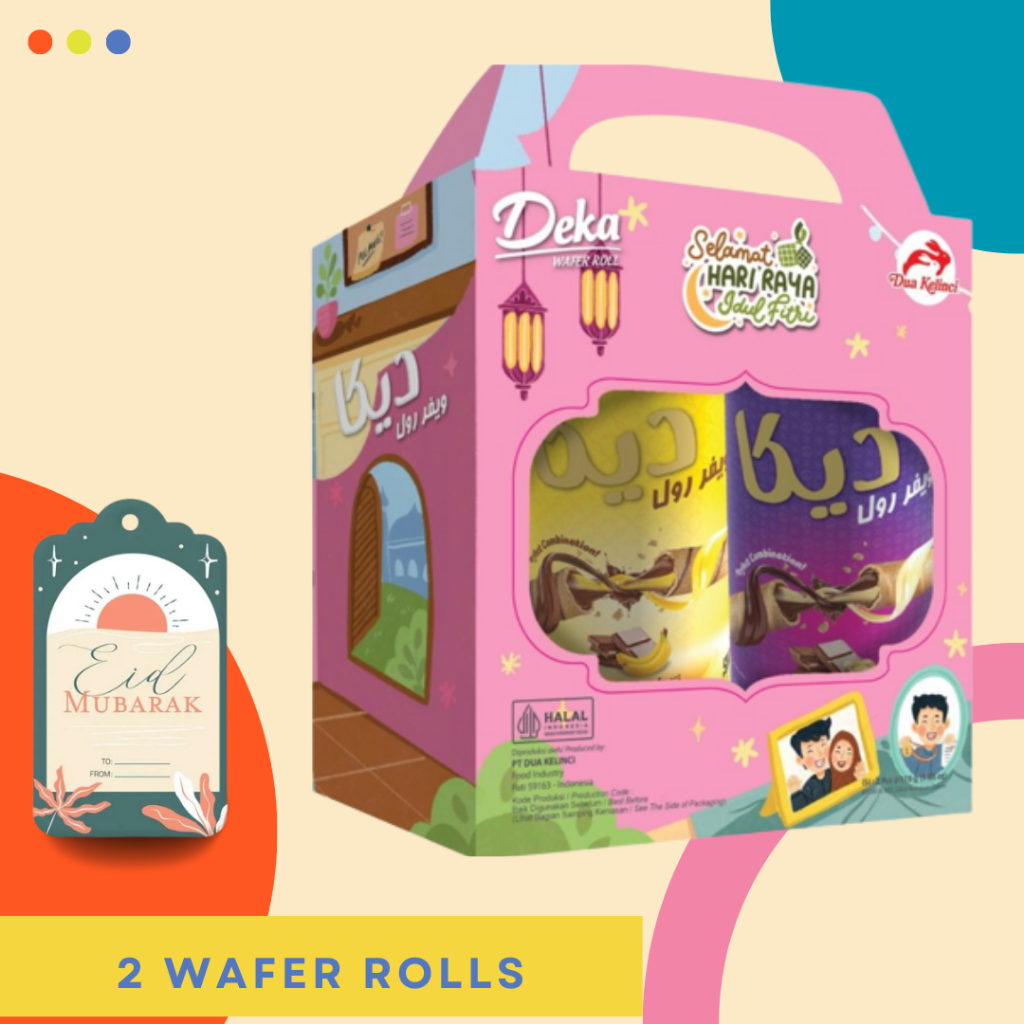 Jual DEKA WAFER ROLLS edisi Idul Fitri Paket Hampers Free Kartu Ucapan ...
