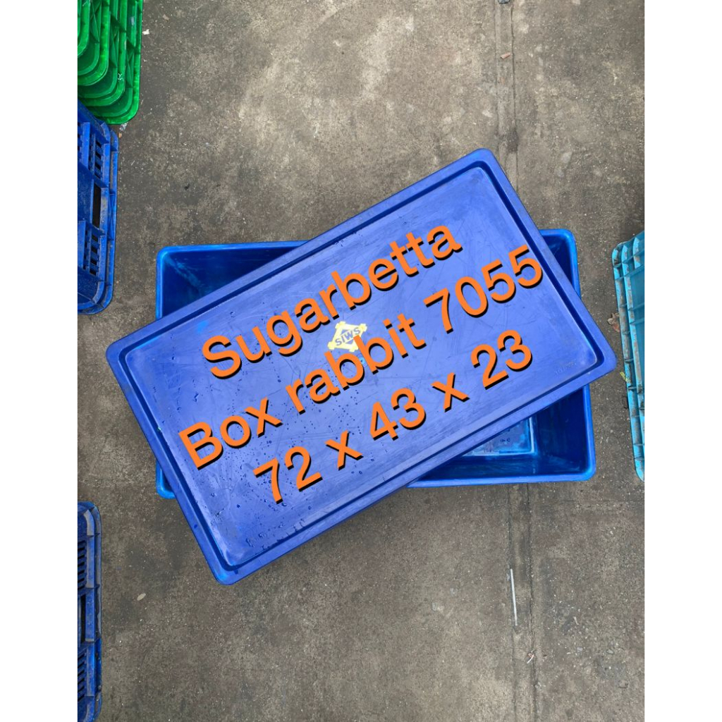 Jual BOX RABBIT CONTAINER PLASTIK 7055 SUDAH PLUS TUTUP RAPAT RABBIT ...
