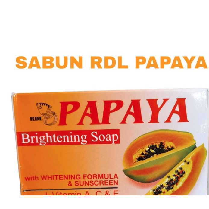 Jual RDL Papaya Brightening Soap | Shopee Indonesia