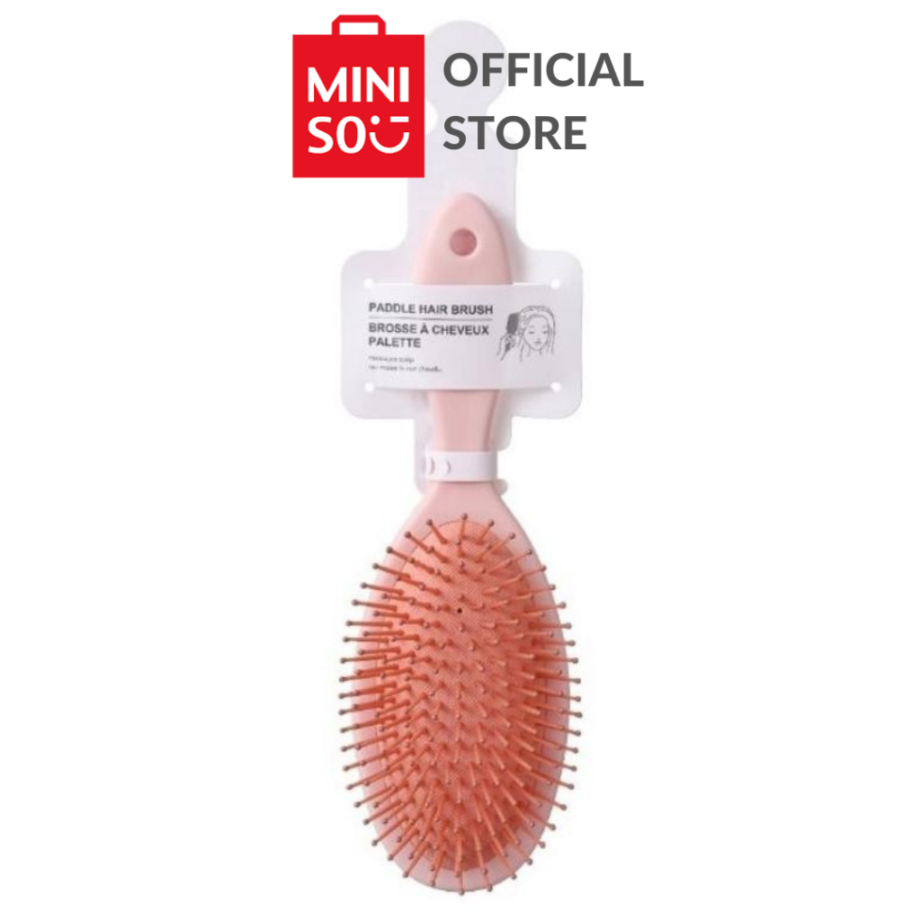 Jual MINISO SISIR RAMBUT CREAM SERIES HAIR BRUSH | Shopee Indonesia
