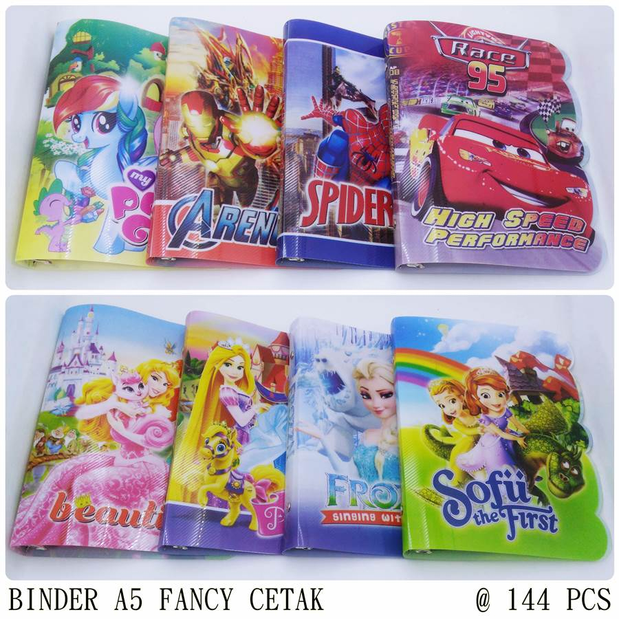 Jual Map Binder/Binder Slip/binder Gliter/binder anak A5 B5 FANCY ...