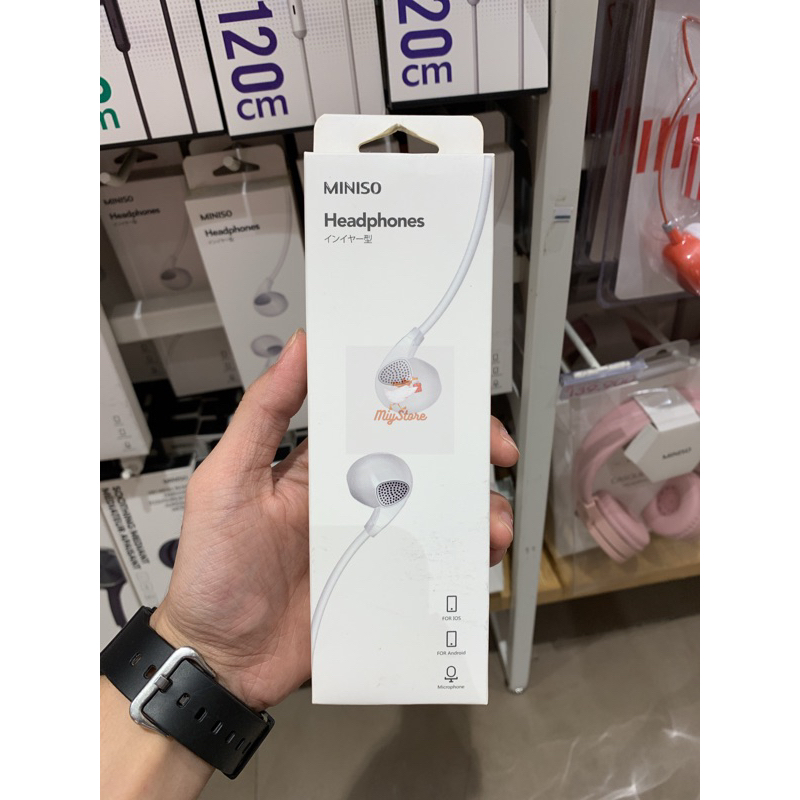 Jual MINISO HEADSET in-Ear Headphones Classic High Pitch Strong Bass ...