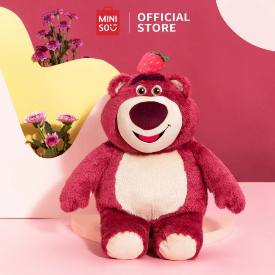 Jual MINISO Boneka Lotso 35cm Lotso Collection Sweet Lotso Sitting ... Jual MINISO Boneka Lotso 35cm Lotso Collection Sweet Lotso Sitting ...