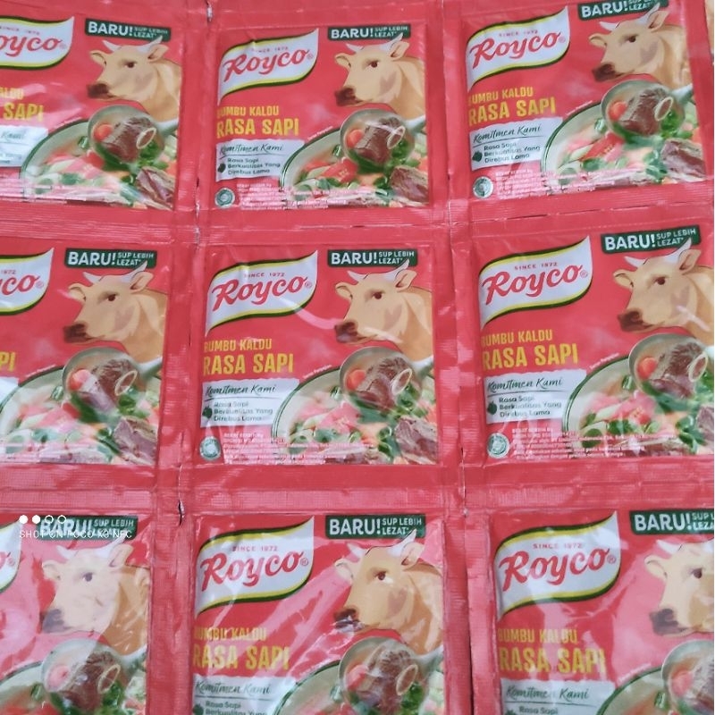 Jual Royco Bumbu Penyedap Rasa Ayam Sapi Renceng (Isi 12) | Shopee ...