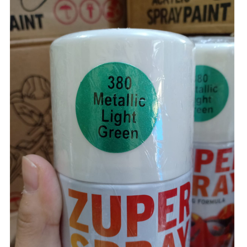 Jual Pilok Pilox Cat Semprot Zuper Spray Paint Warna Metallic 300ml Hitam, Clear, Putih, Hijau ...