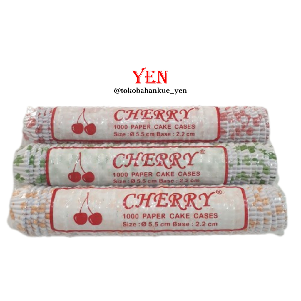 Jual Cherry Cup Kue 55mm / Cup Nastar / Cup Cornflake / Cup Cake Cases ...