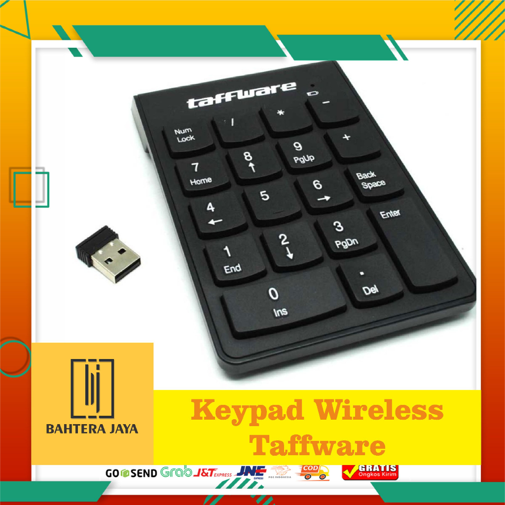 Jual Keyboard Keypad Numeric Wireless Taffware 2,4GHz | Shopee Indonesia