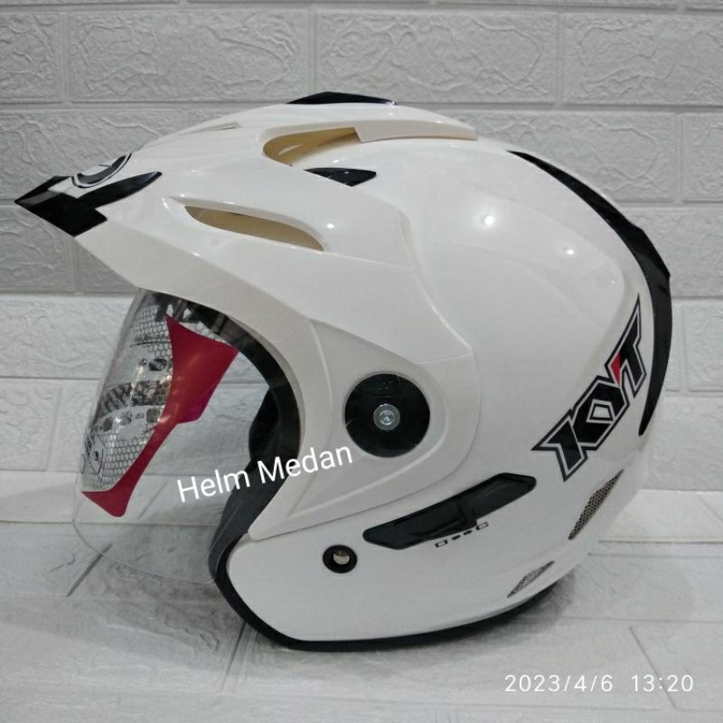 Jual Helm KYT Venom RR Original Polos Putih | Shopee Indonesia