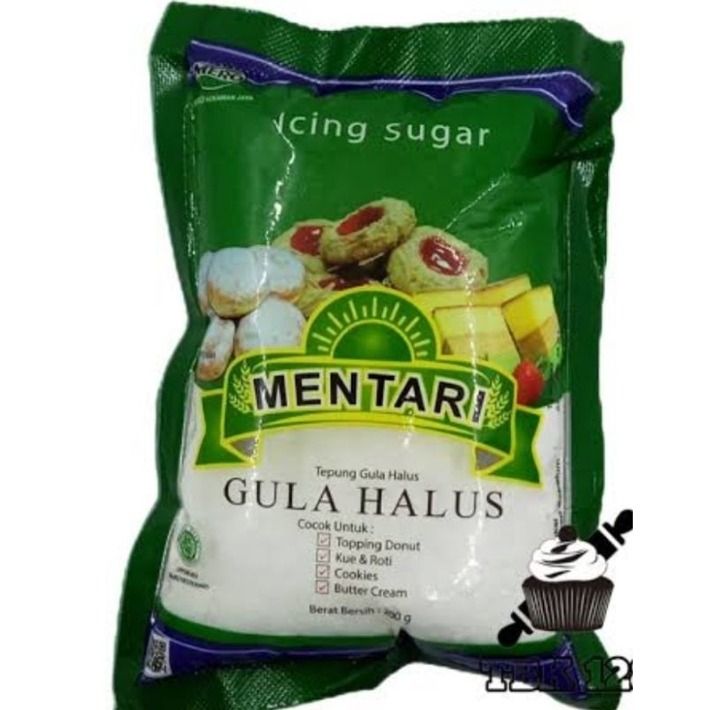 Jual GULA HALUS MENTARI 200GRM | Shopee Indonesia