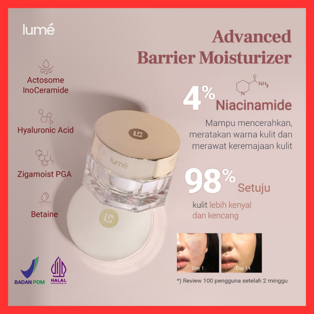 Jual LUME Advanced Barrier Moisturizer Lume Skincare | Shopee Indonesia