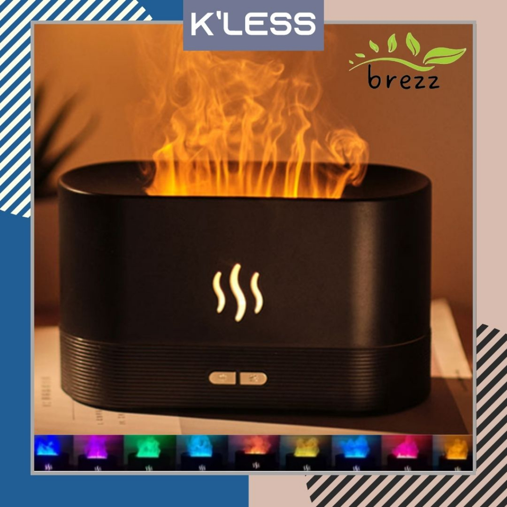 Jual Air Humidifier Diffuser Ultrasonic Breez Flame Designs ...
