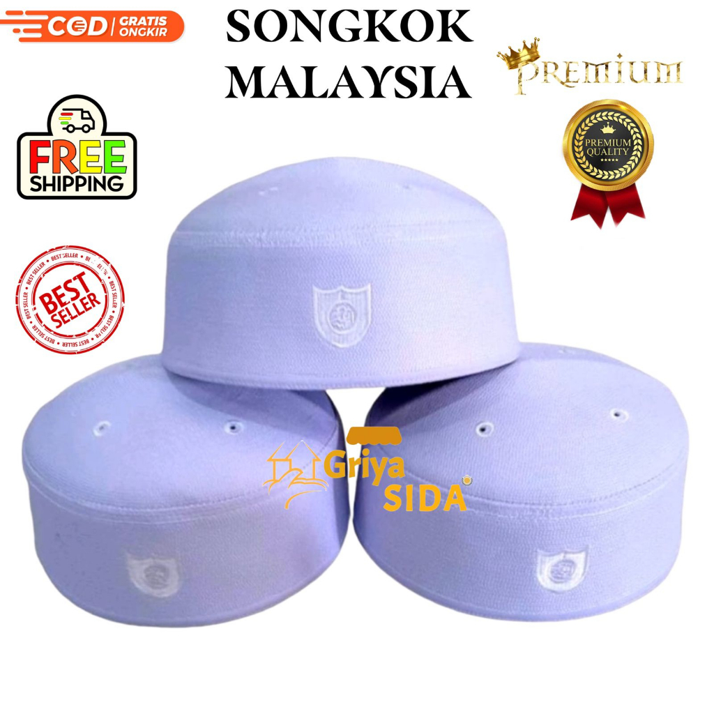 Jual Peci Kopiah Songkok MALAYSIA LOGO ORIGINAL premium | Shopee Indonesia