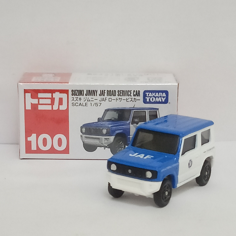 Jual Tomica No 100 Suzuki Jimny JAF Takara Tomy Diecast Mobil Replika Mobil Miniatur Mobil ...