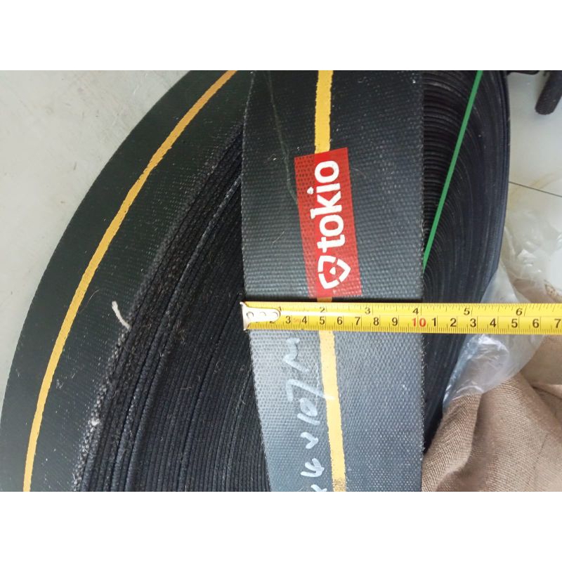 Jual Ban Mesin Diesel 4"×5,5mm Flat Transmission Belt Hitam 32 OZ ...