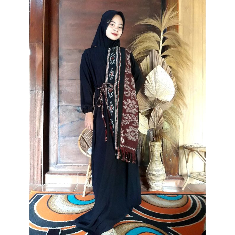 Jual DRESS LEBARAN RAYA SERIES DRESS ETNIK TENUN NUSANTARA | Shopee ...