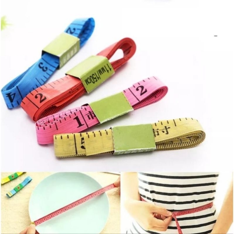 Jual Tali meteran murah meteran baju/badan 150cm alat ukur jahit ...