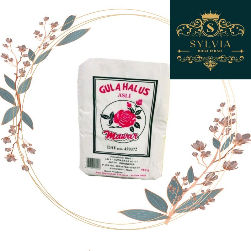 Jual Gula Halus Mawar Merah 500 gr | Shopee Indonesia