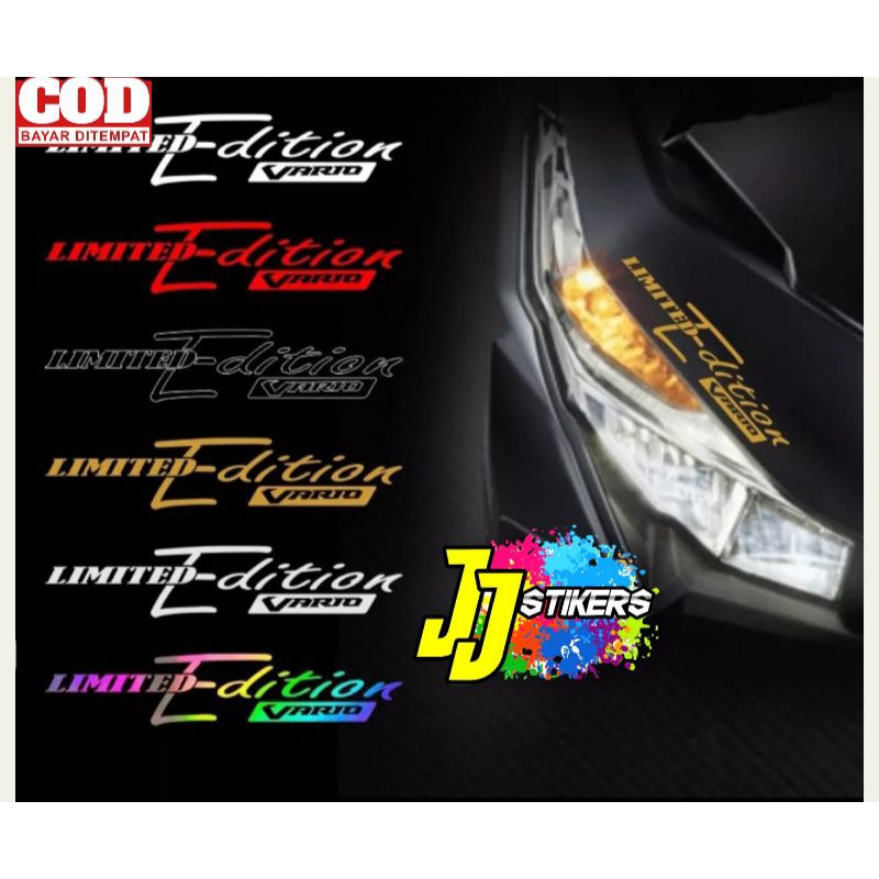 Jual STICKER STIKER LIMITED EDITION VARIO | Shopee Indonesia