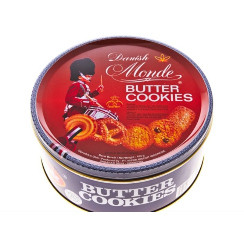 Jual Monde Butter Cookies Blue 454 g | Shopee Indonesia