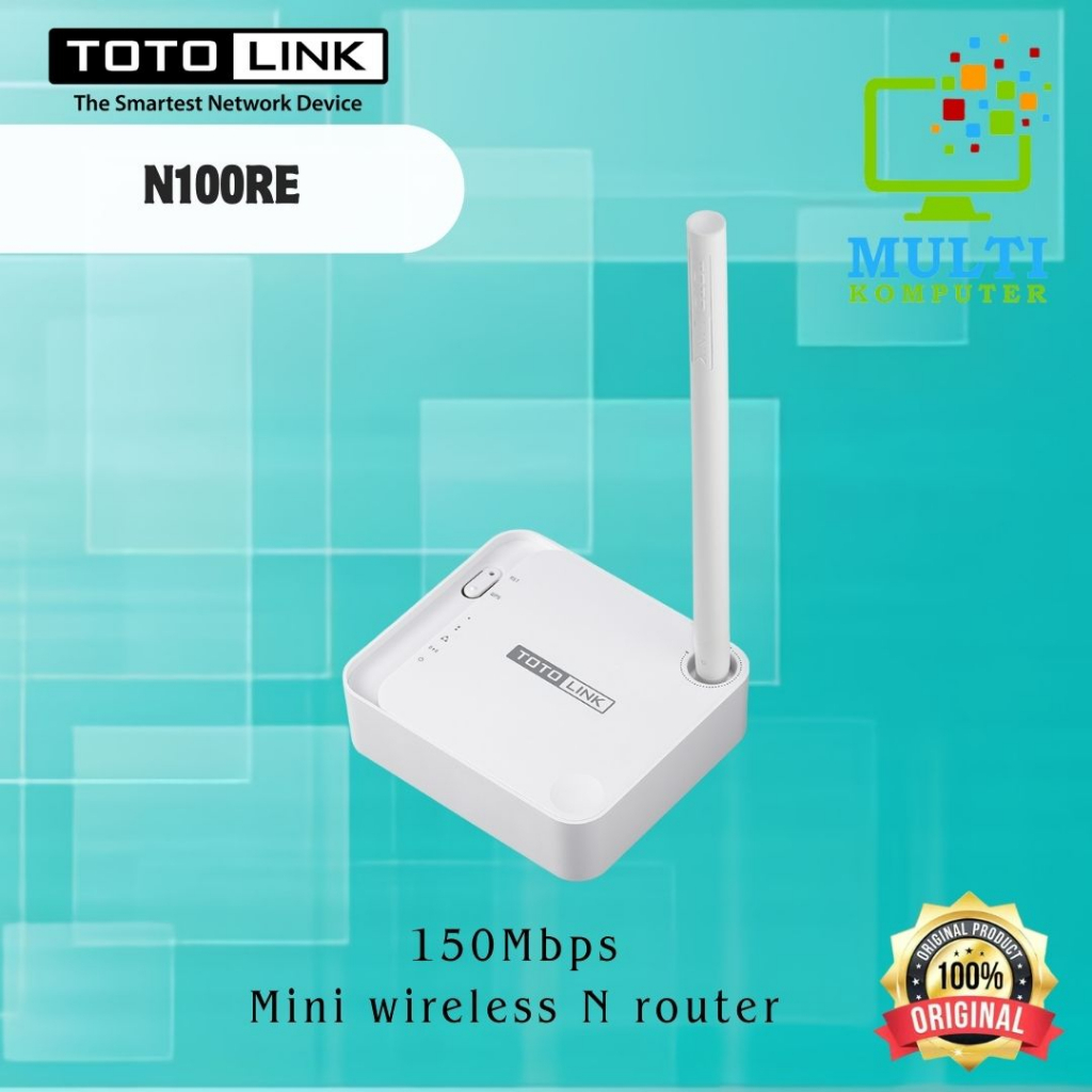 Jual TOTOLINK N100RE Wireless N Router 150Mbps - TOTOLINK | Shopee ...