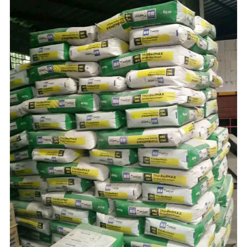 Jual MU MORTAR PEREKAT BATA RINGAN/HEBEL 40 KG | Shopee Indonesia