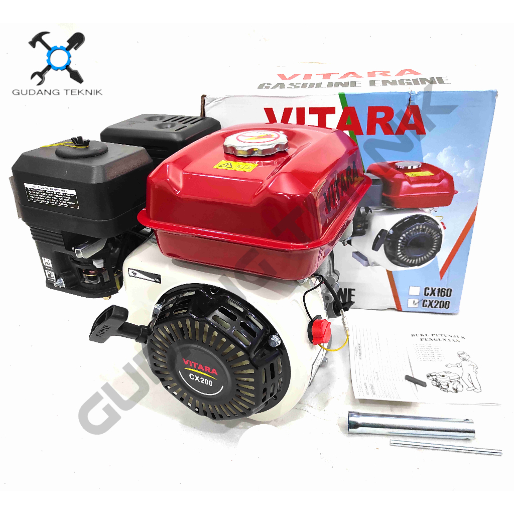 Jual Engine TESLA CX200 6.5HP VITARA GX200 4Tak / Mesin Penggerak ...