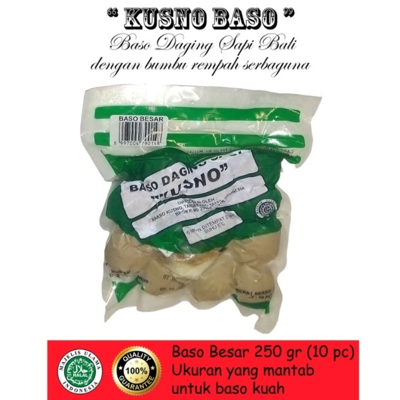 Jual BASO KUSNO Spesial Besar Kecil Urat 250GRAM | Shopee Indonesia