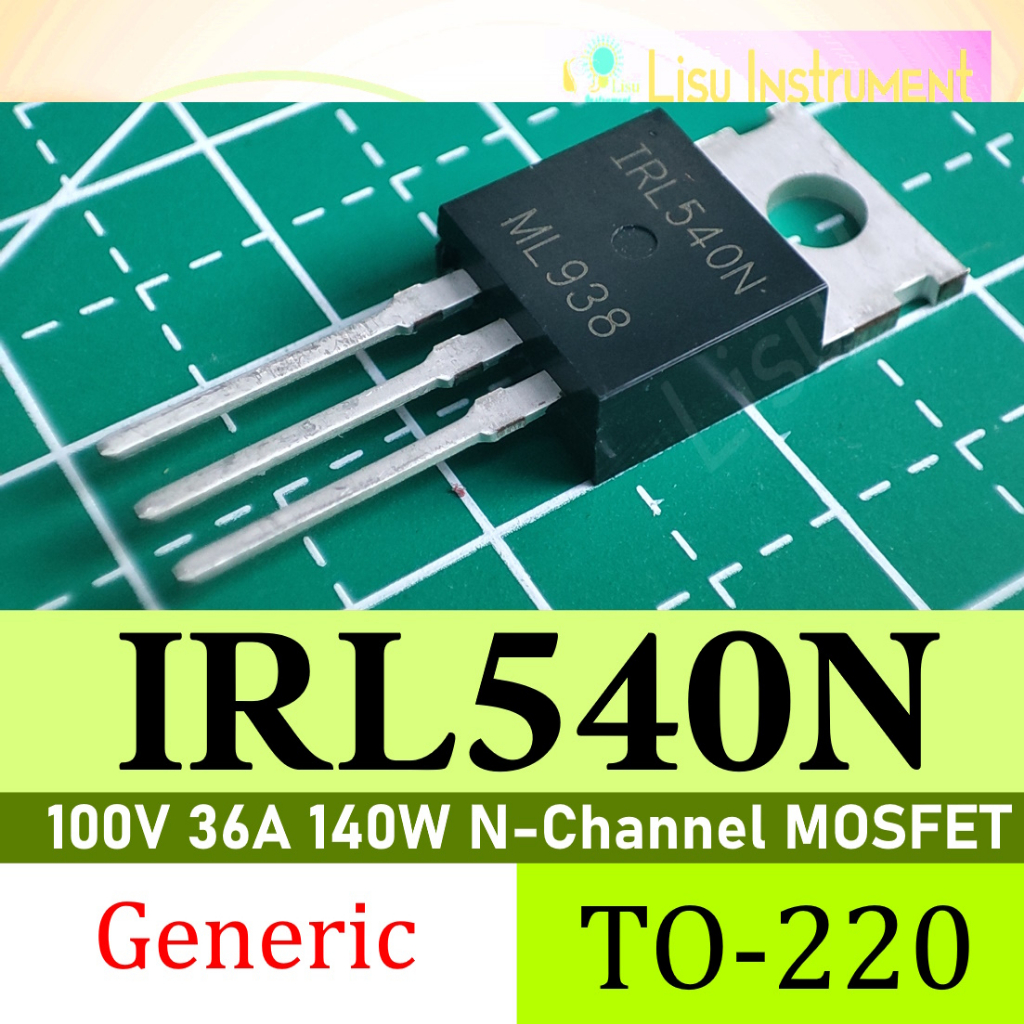 Jual IRL540N 100V 36A 140W N-Channel MOSFET TO-220 | Shopee Indonesia