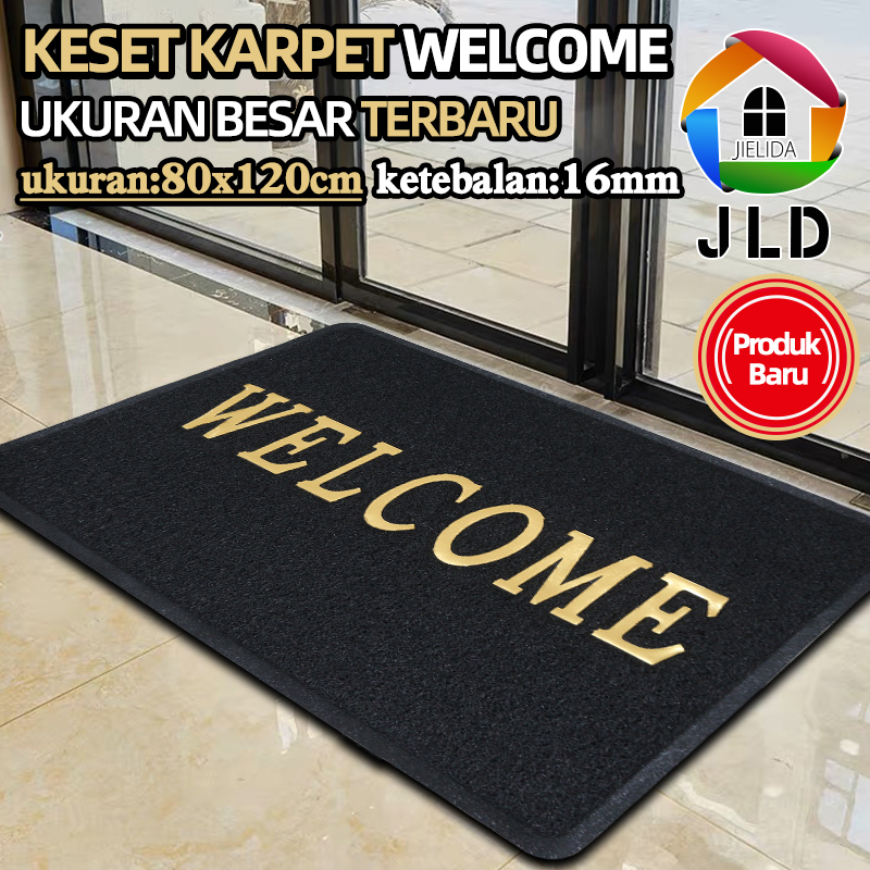 Jual JieLiDa KESET WELCOME TEBAL16MM PREMIUM uk.80 x 120cm / Keset ...
