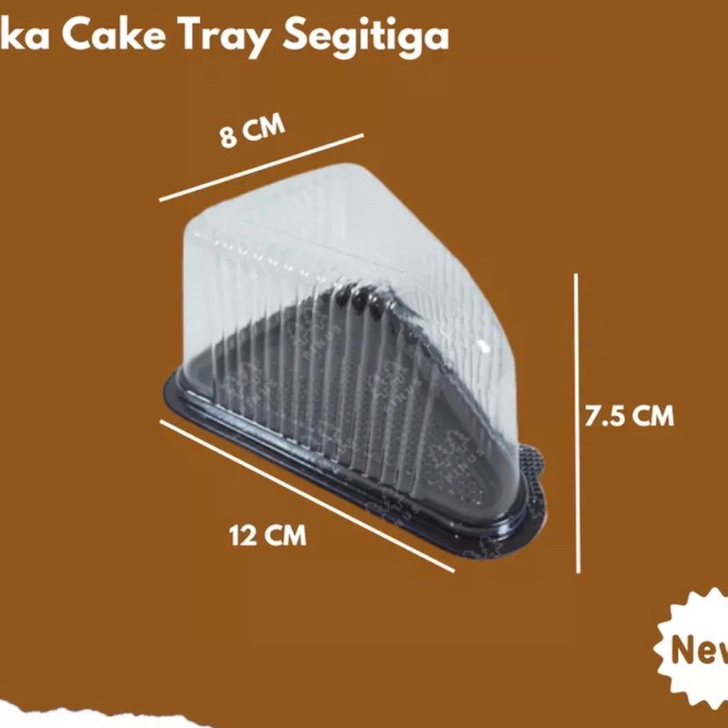 Jual Mika Slice Cake segitiga Mika kue tart Segitiga (satuan) | Shopee ...