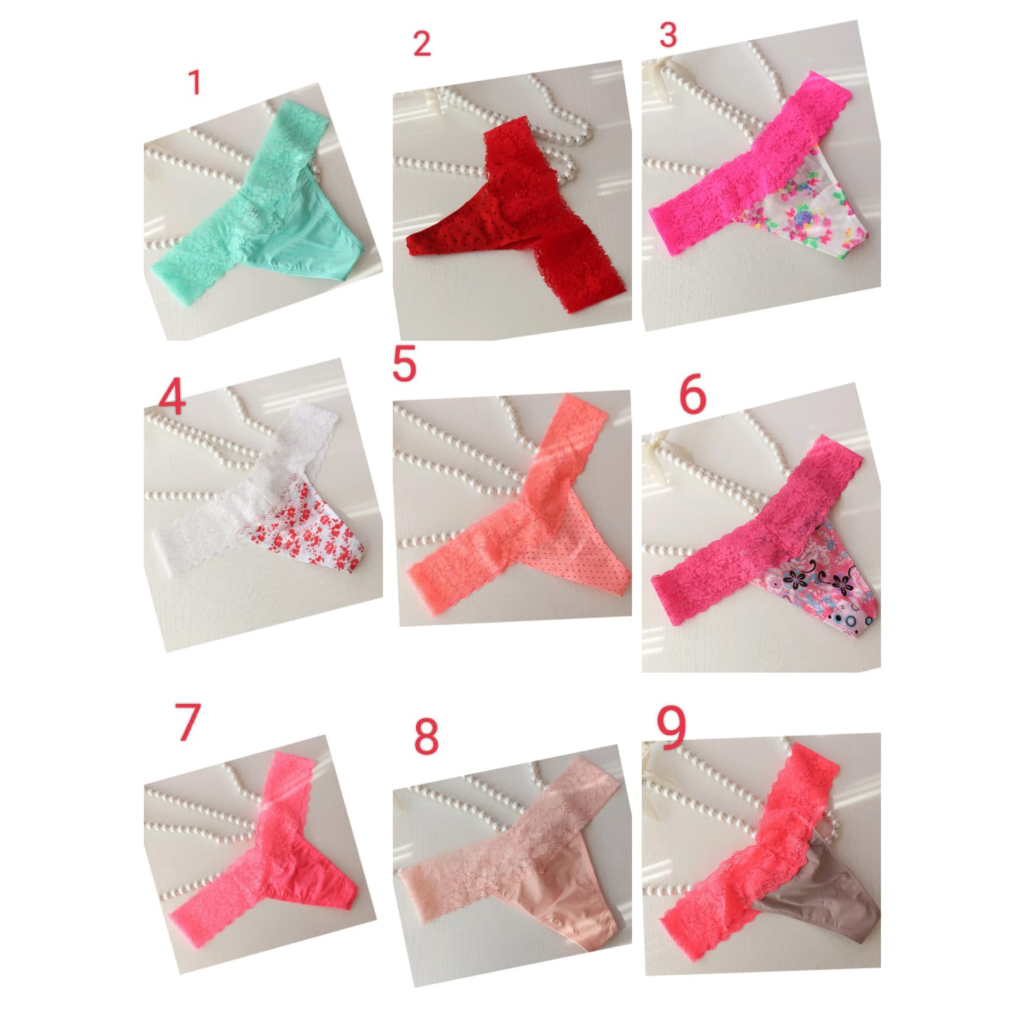 Jual GS 248 IN2 - CELANA G STRING THONG LACE PADU LYCRA | Shopee Indonesia