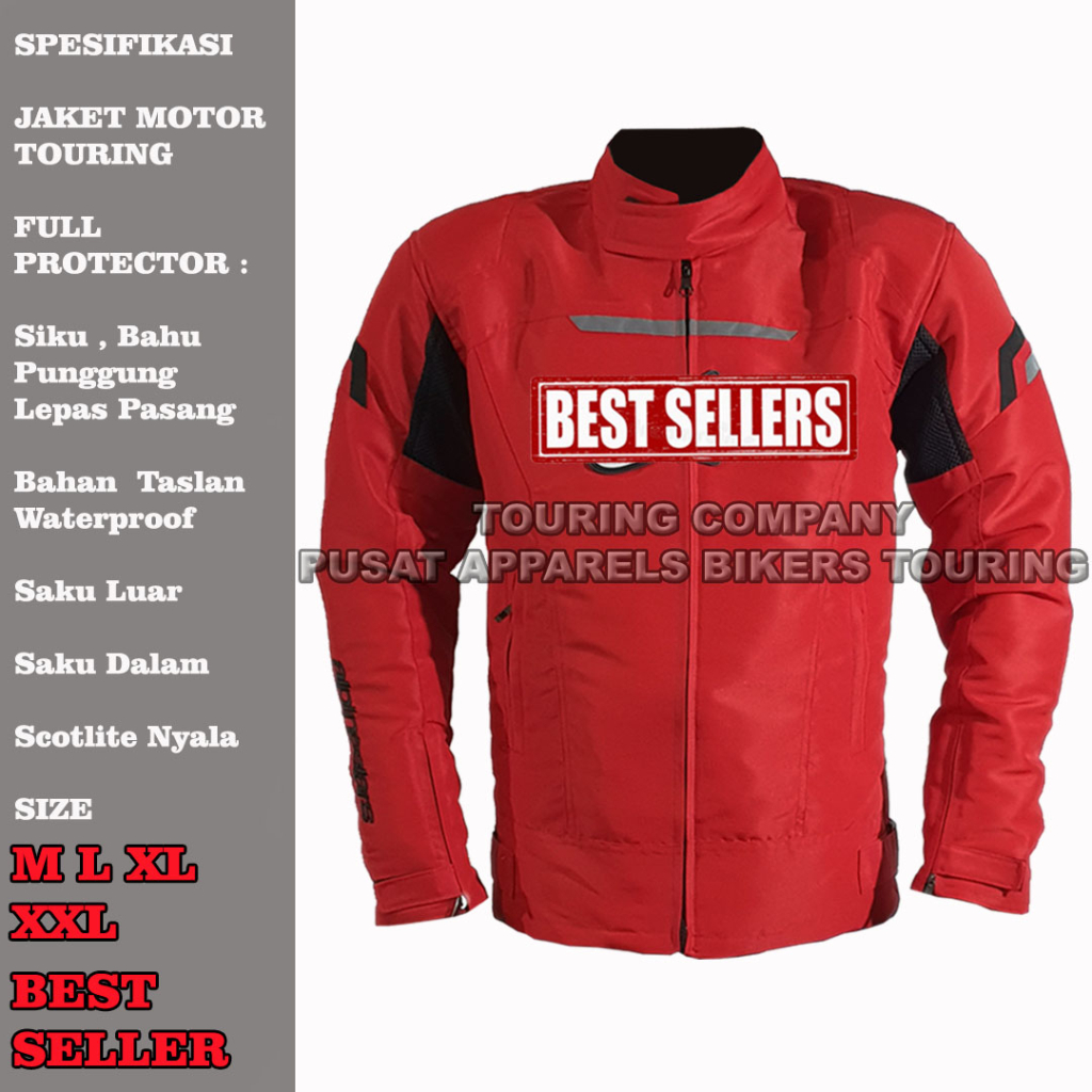 Jual Jaket Motor Full Protector / Jaket Motor Harian / grosir jaket ...