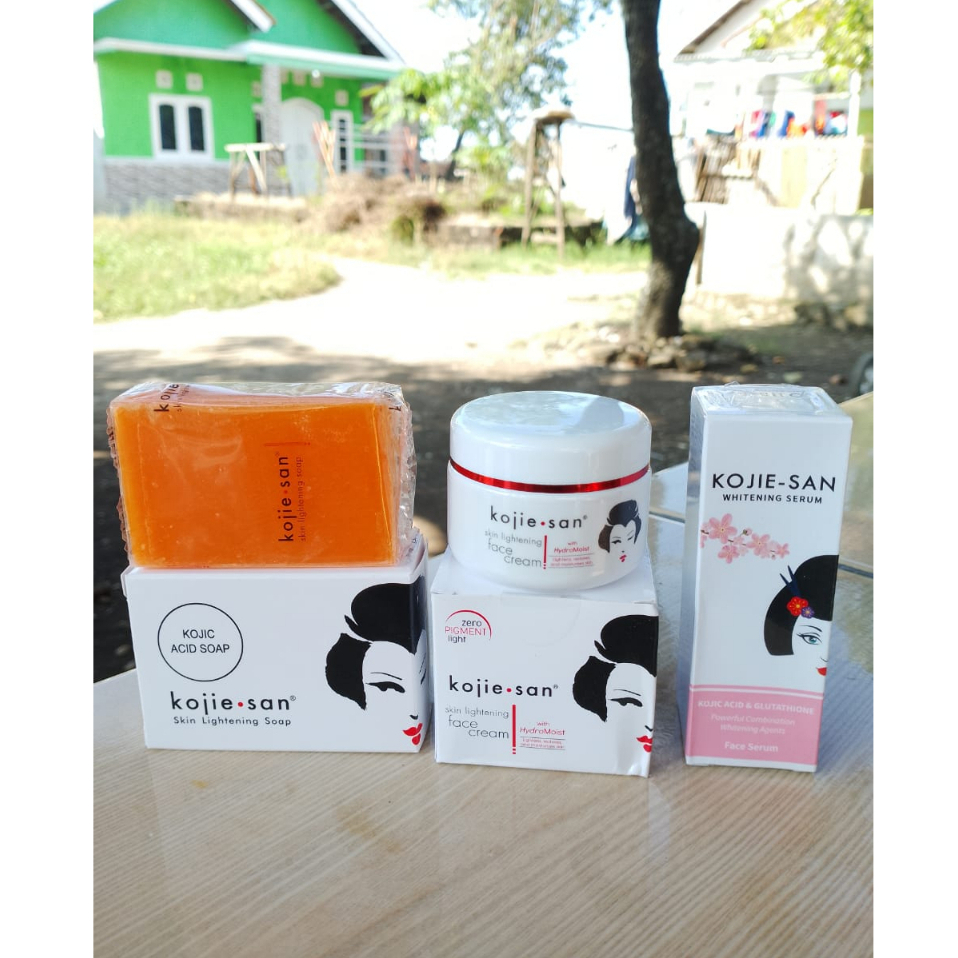 Jual ( NEW KOJIESAN ) Paket Kojisan + Serum / Kojie san 3 in 1 / Face ...