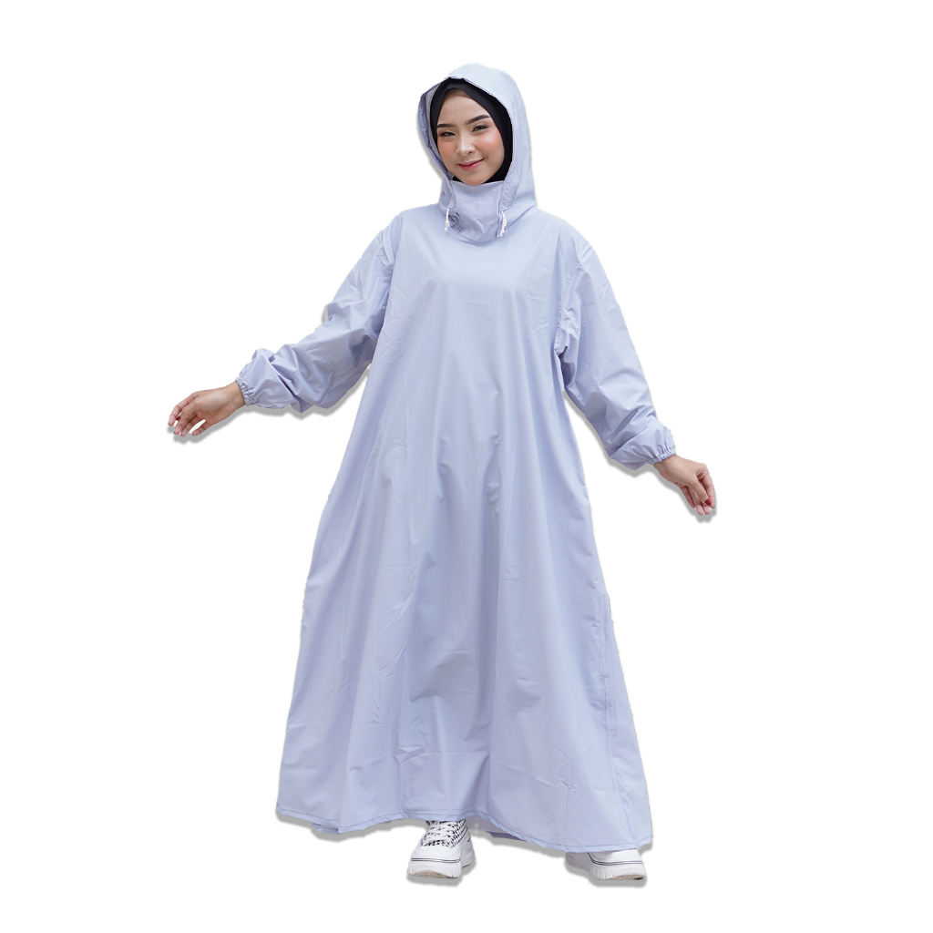 Jual GUYUR jas hujan model gamis wanita bahan premium | Shopee Indonesia