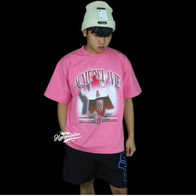 Jual Acme De La Vie ADLV x Lisa Black Pink Logo Pink Tee ORIGINAL ...