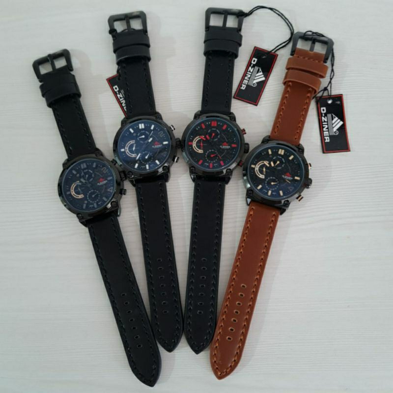 Jual Jam tangan Original D-ZINER DZ 9001 Day date aktif Water resist ...