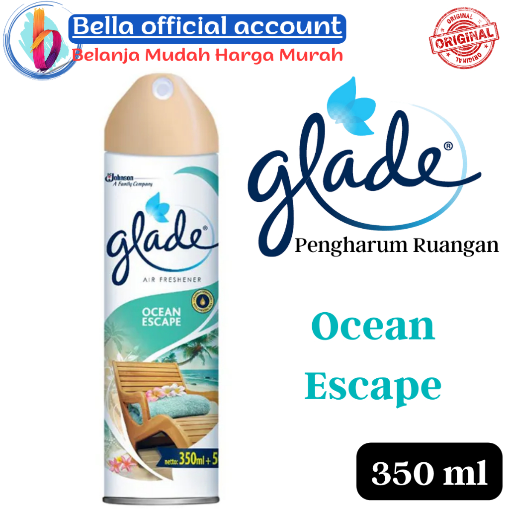 Jual Glade Aerosol Ocean Escape Pengharum Ruangan 350 ml | Shopee Indonesia