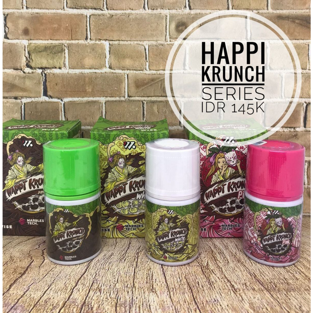 Jual Happi Krunch Series 60ml 3mg 6mg by WiseJuice | Shopee Indonesia