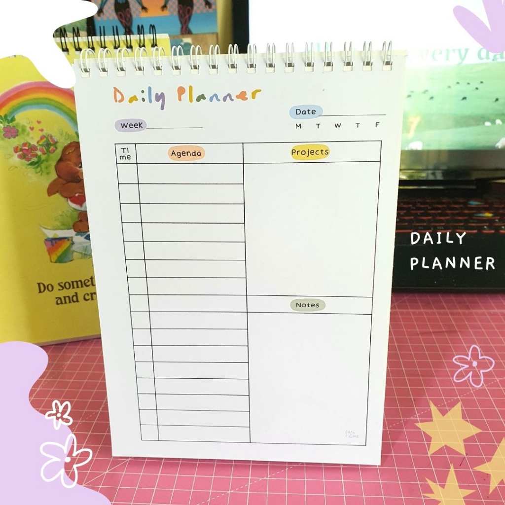 Jual Daily Standing Planner A5 2025 - Kalender Harian Meja Aesthetic ...