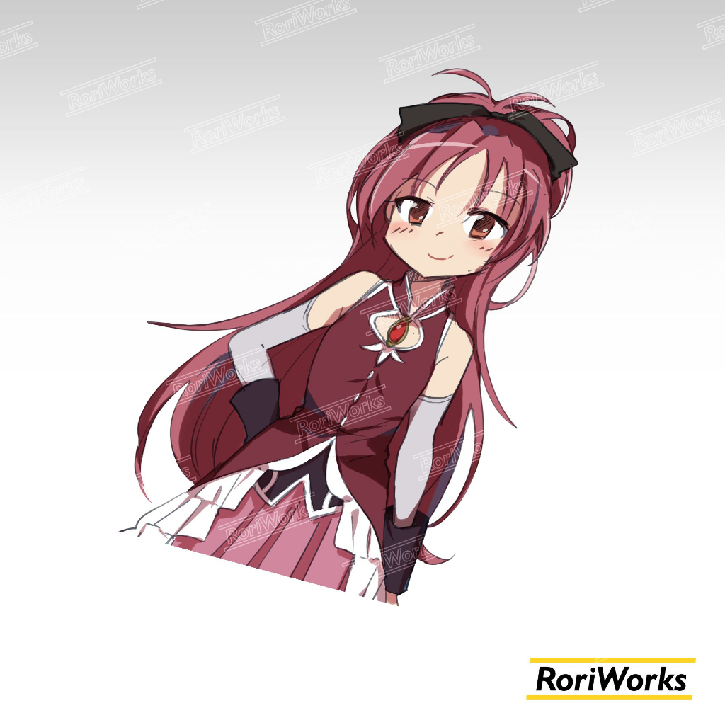 Jual Stiker Kiss Cut Kyouko Sakura Puella Magi Madoka Magica 9290
