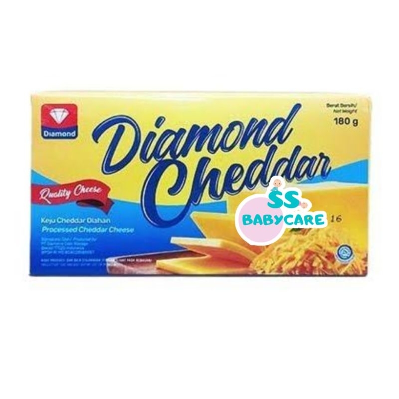 Jual Keju MPASI Diamond Processed Cheddar Cheese Keju Cheddar Olahan ...